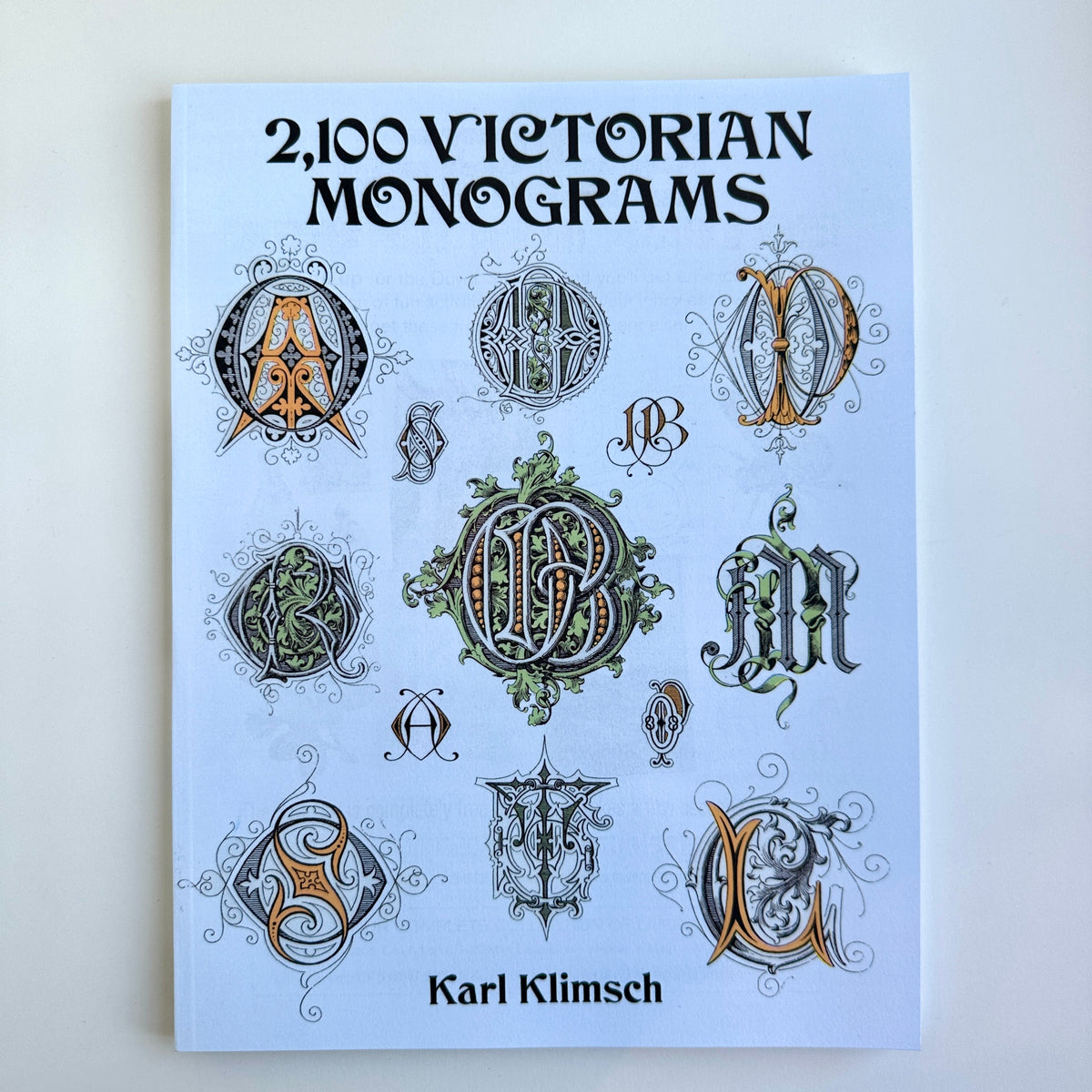 2,100 Victorian Monograms Book – Meticulous Ink