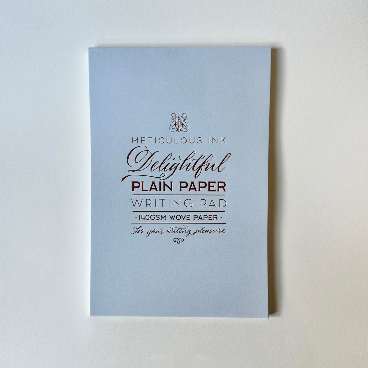 Plain Writing Pad – Meticulous Ink