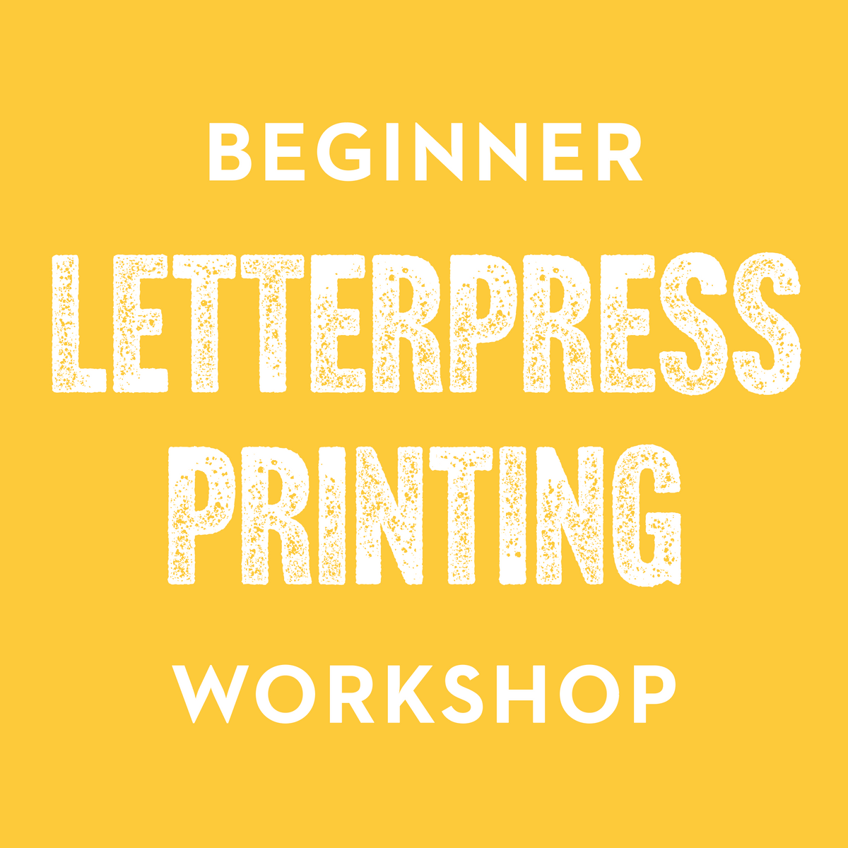 Letterpress Printing Workshop – Meticulous Ink