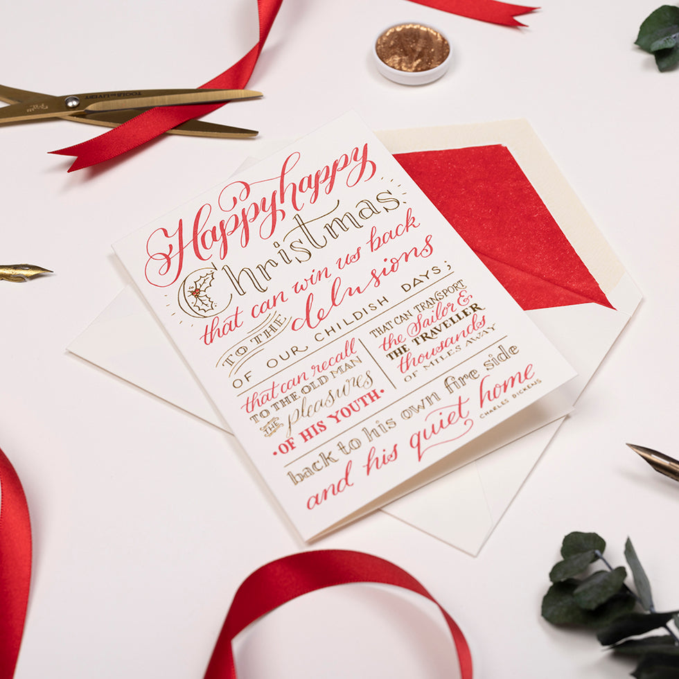 Happy Happy Christmas Christmas Card – Meticulous Ink