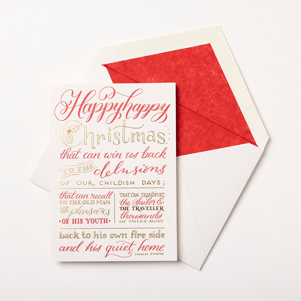 Happy Happy Christmas Christmas Card – Meticulous Ink
