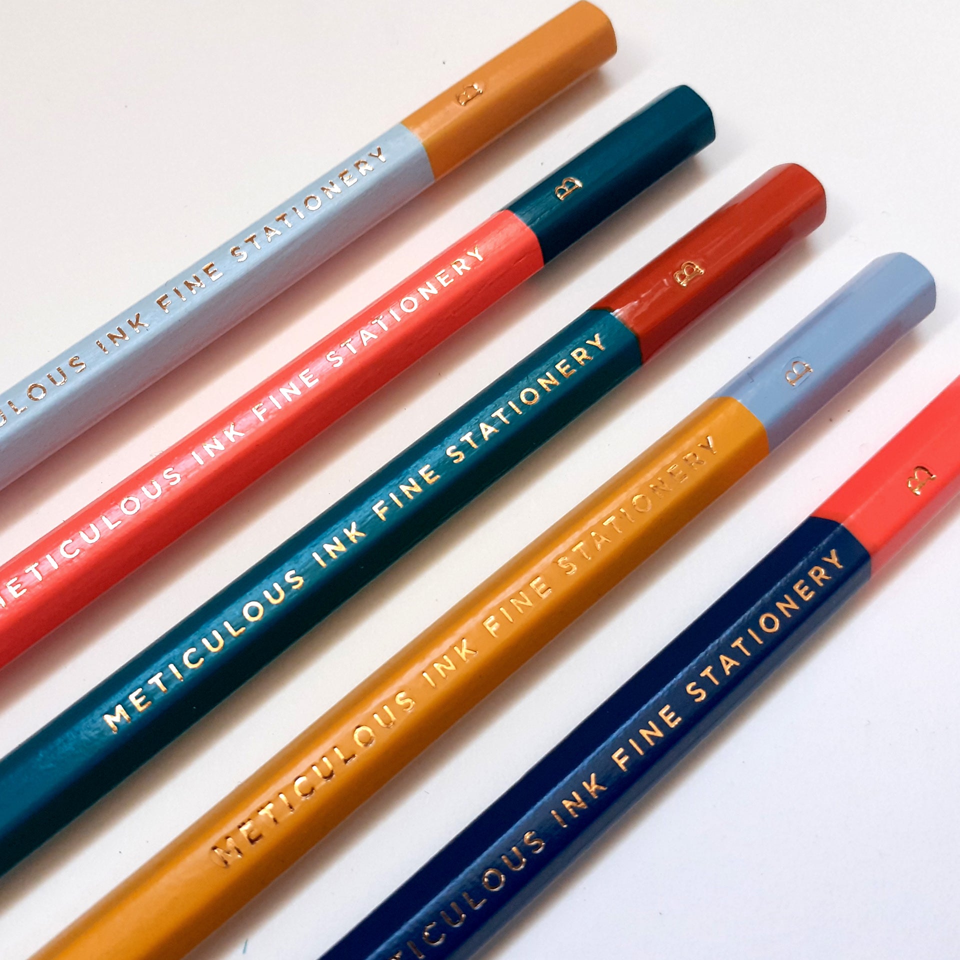 Personalised Meticulous Ink Pencils - 5 Pack