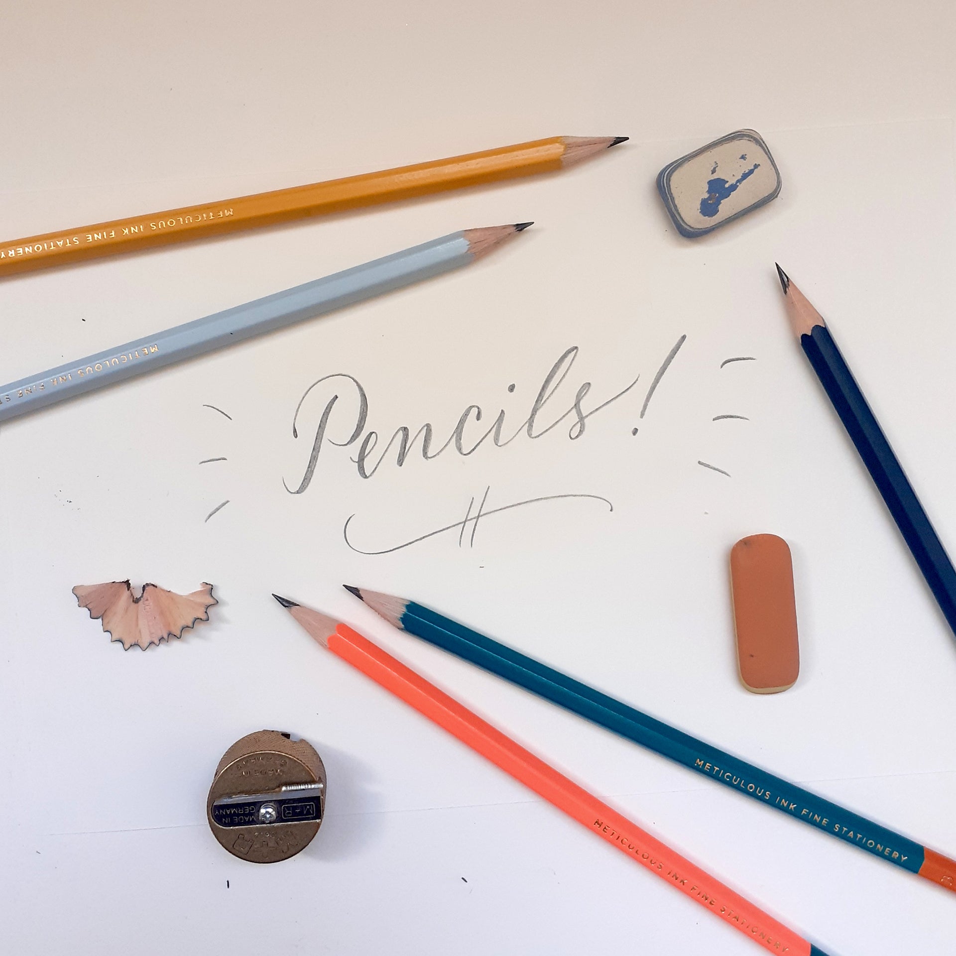 Personalised Meticulous Ink Pencils - 5 Pack