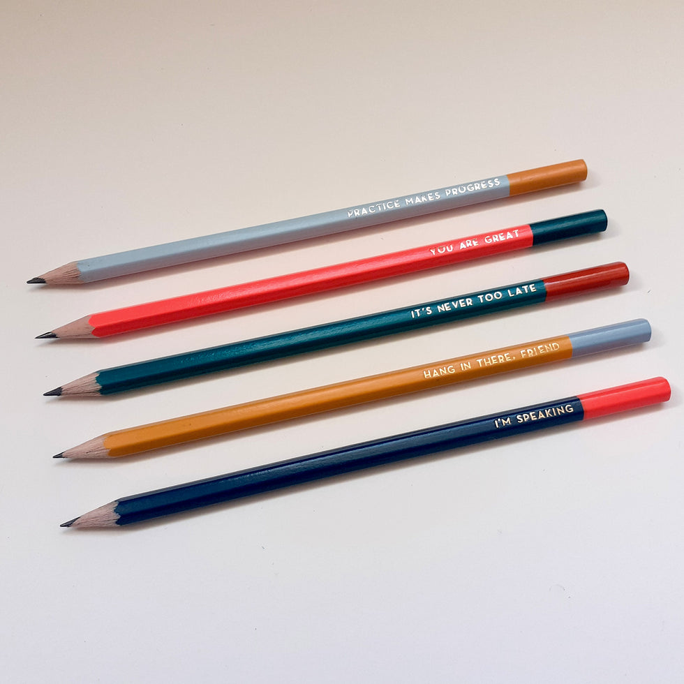 Personalised Meticulous Ink Pencils - 5 Pack
