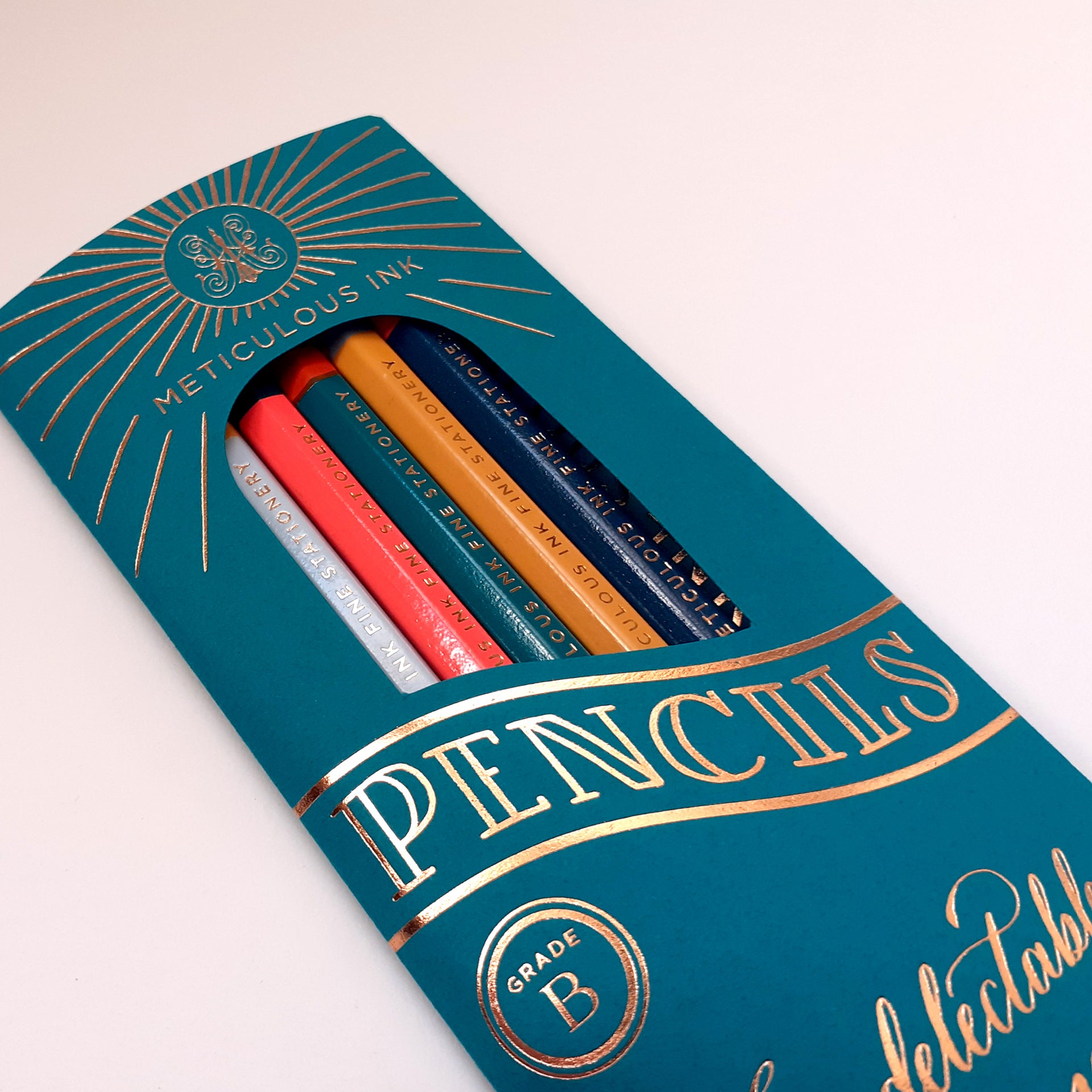 Personalised Meticulous Ink Pencils - 5 Pack